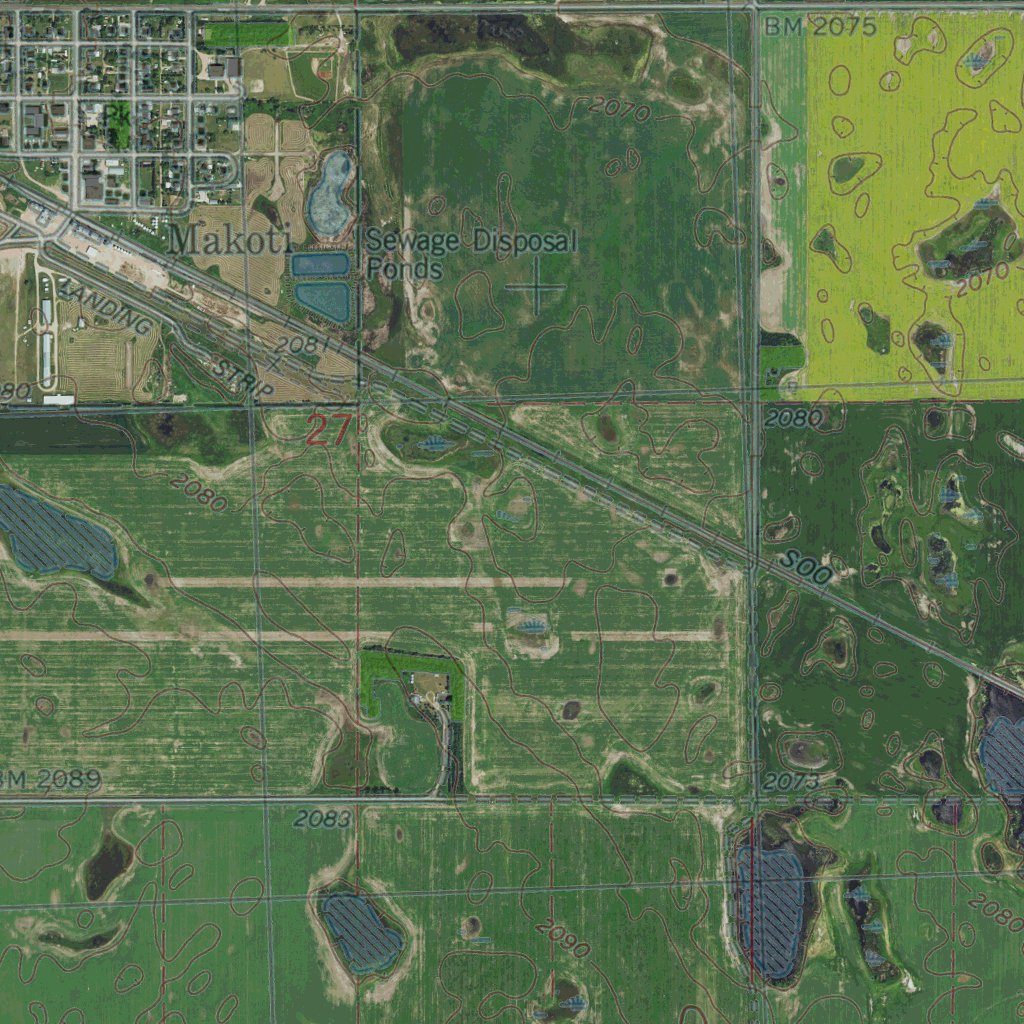 ND-MAKOTI: GeoChange 1973-2014 Map by Western Michigan University ...