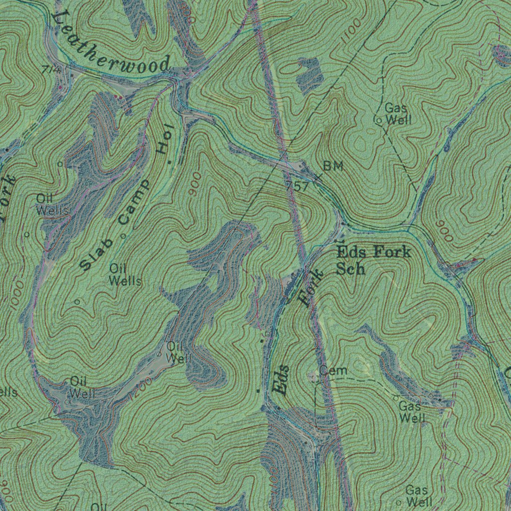WV-CLENDENIN: GeoChange 1956-2011 Map by Western Michigan University ...