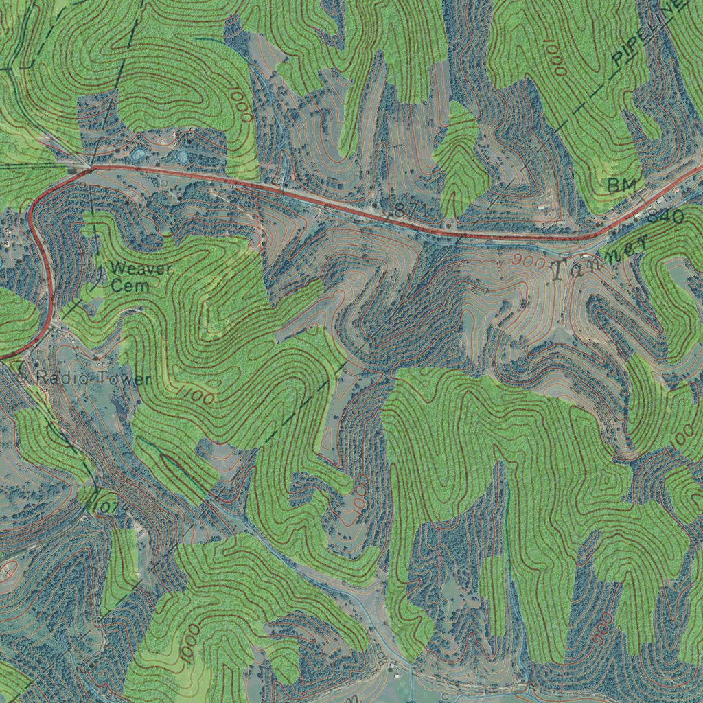 WV-PENIEL: GeoChange 1956-2011 Map by Western Michigan University ...