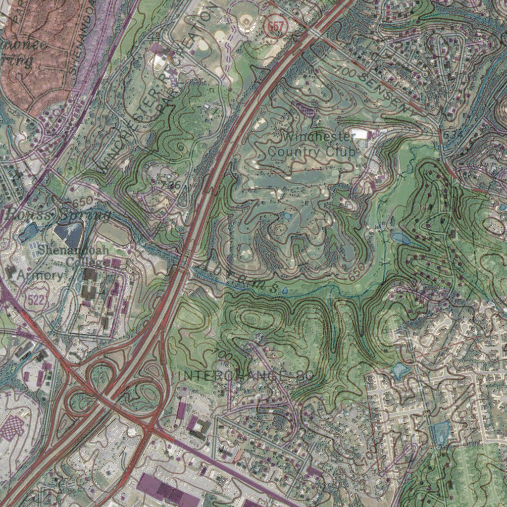 VA-WINCHESTER: GeoChange 1963-2012 Map by Western Michigan University ...