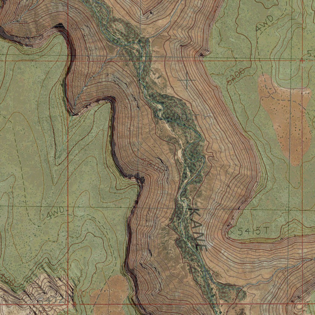 UT-TROUGH SPRINGS CANYON: GeoChange 1981-2011 Map by Western Michigan ...