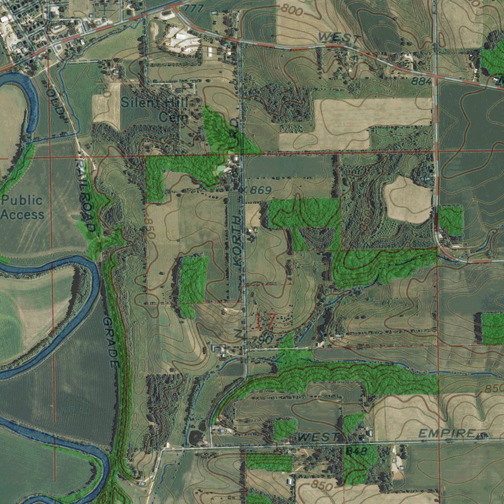 IL-ORANGEVILLE: GeoChange 1970-2012 Map by Western Michigan University ...