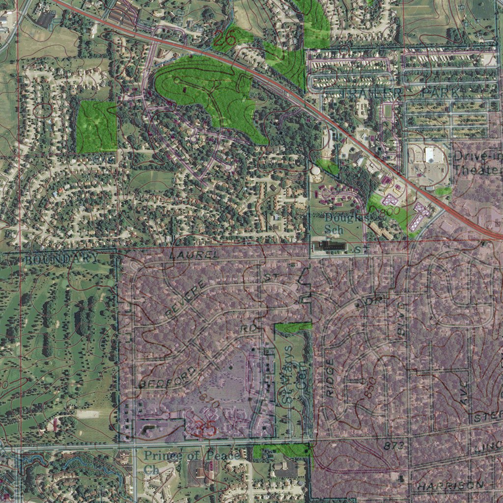 IL-FREEPORT WEST: GeoChange 1970-2012 Map by Western Michigan ...