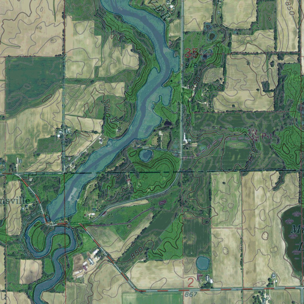 WI-COOKSVILLE: GeoChange 1960-2013 Map by Western Michigan University ...