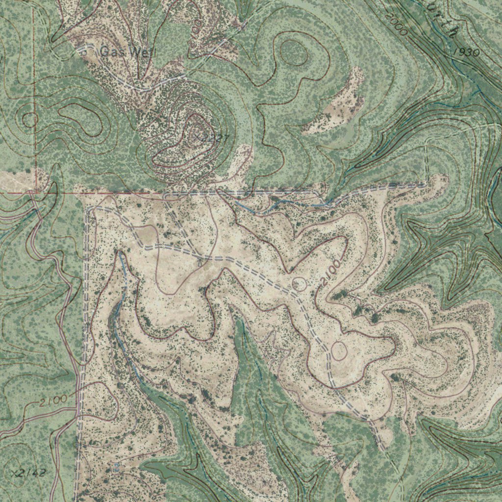TX-STARK CREEK: GeoChange 1969-2012 Map by Western Michigan University ...