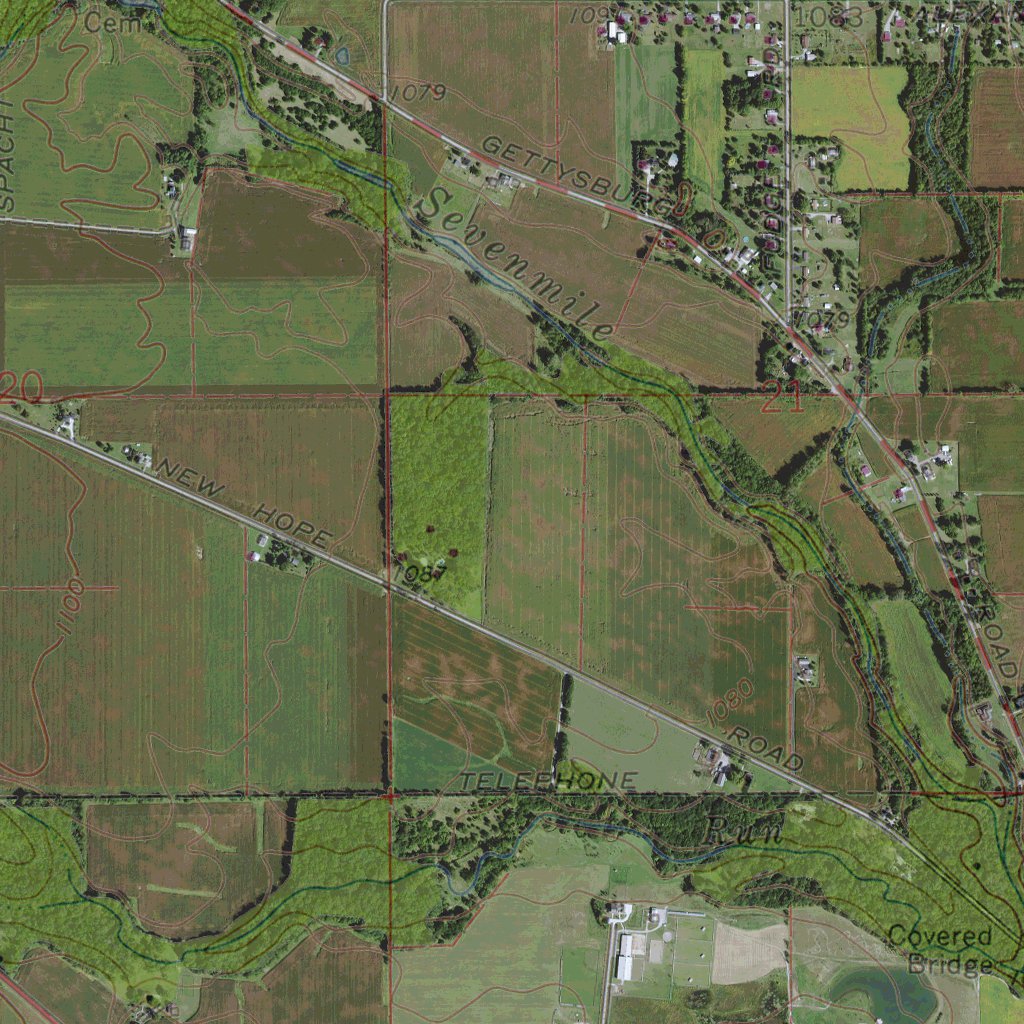 OH-EATON NORTH: GeoChange 1959-2013 Map by Western Michigan University ...
