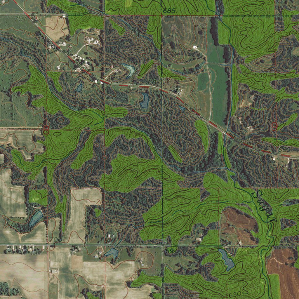 IL-PARIS SOUTH: GeoChange 1964-2012 Map by Western Michigan University ...