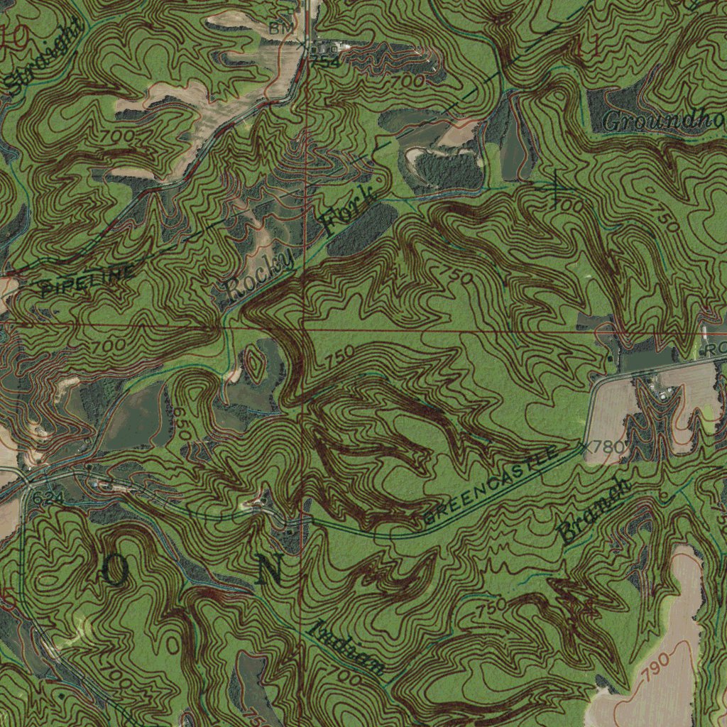 IN-MANSFIELD: GeoChange 1949-2012 Map by Western Michigan University ...