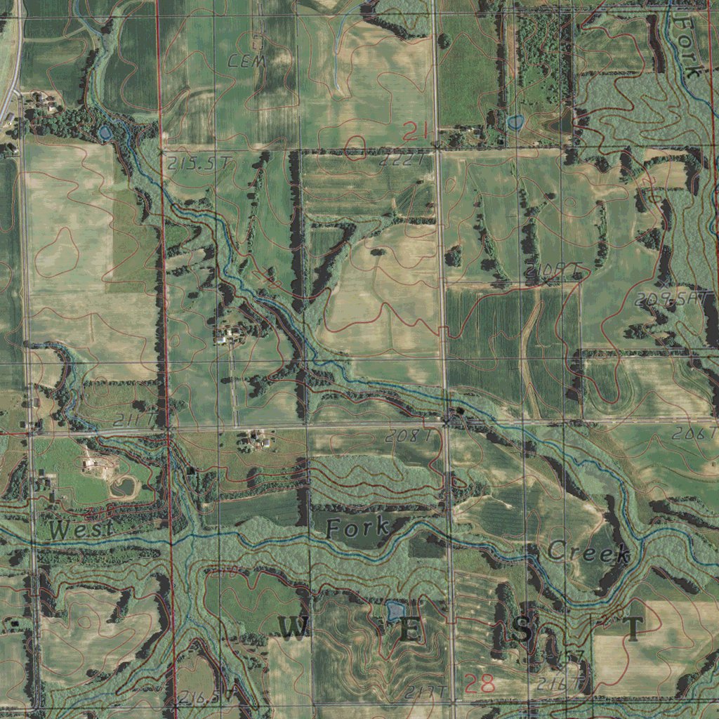 IL-WESTFIELD EAST: GeoChange 1982-2012 Map by Western Michigan ...