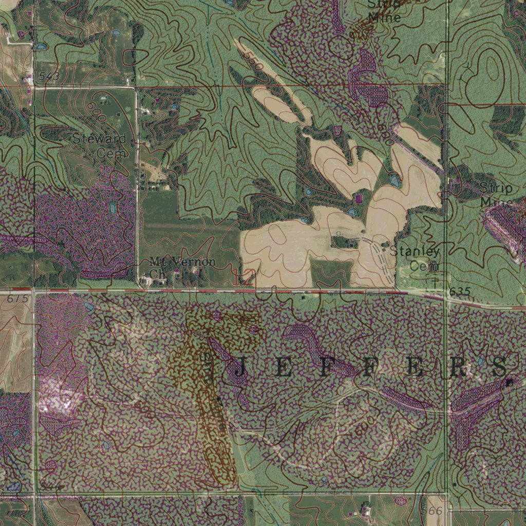 IN-COAL CITY: GeoChange 1938-2012 Map by Western Michigan University ...