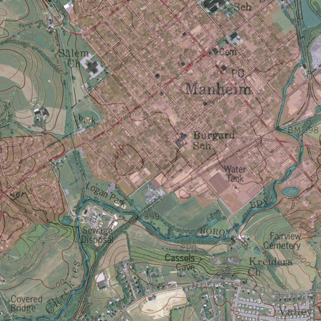 PA-MANHEIM: GeoChange 1951-2013 Map by Western Michigan University ...
