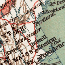 General Map of the British North America, 1907 by Waldin | Avenza Maps