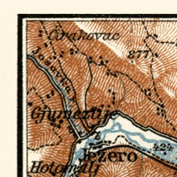 Jaice environs Map, 1929 by Waldin | Avenza Maps