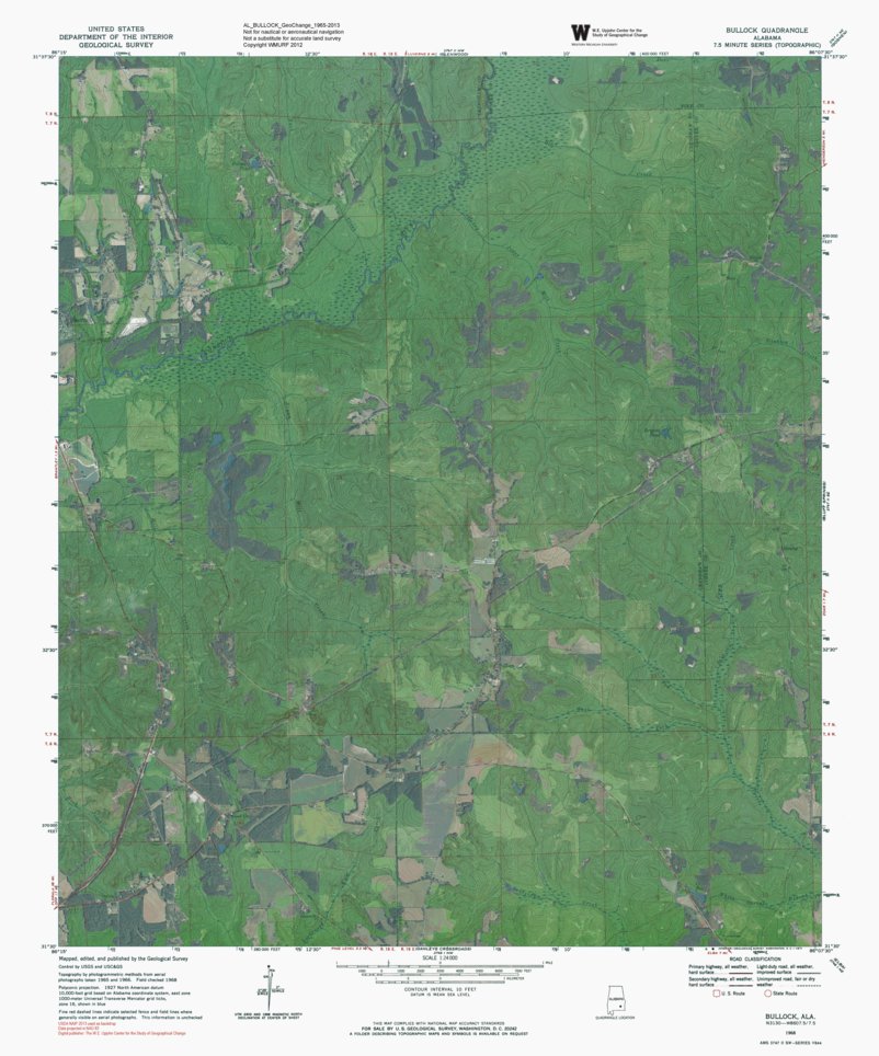 AL-BULLOCK: GeoChange 1965-2013 Map by Western Michigan University ...