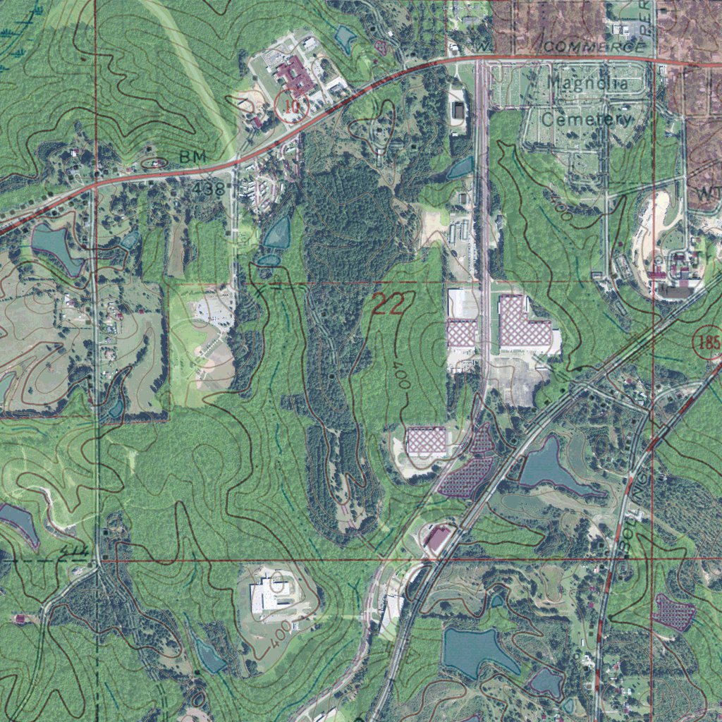 AL-GREENVILLE WEST: GeoChange 1968-2013 Map by Western Michigan ...