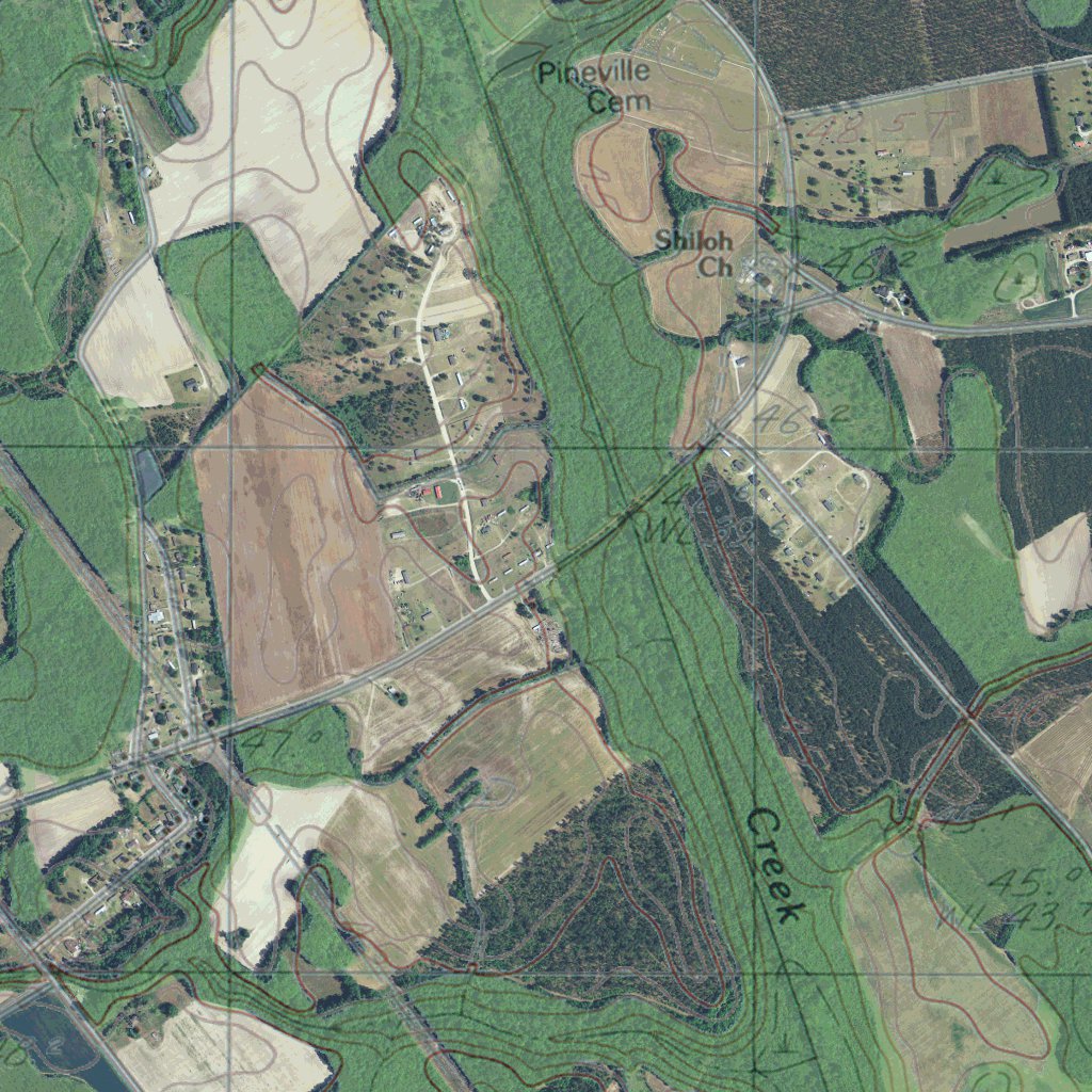 SC-INDIAN CAMP BRANCH: GeoChange 1974-2011 Map by Western Michigan ...