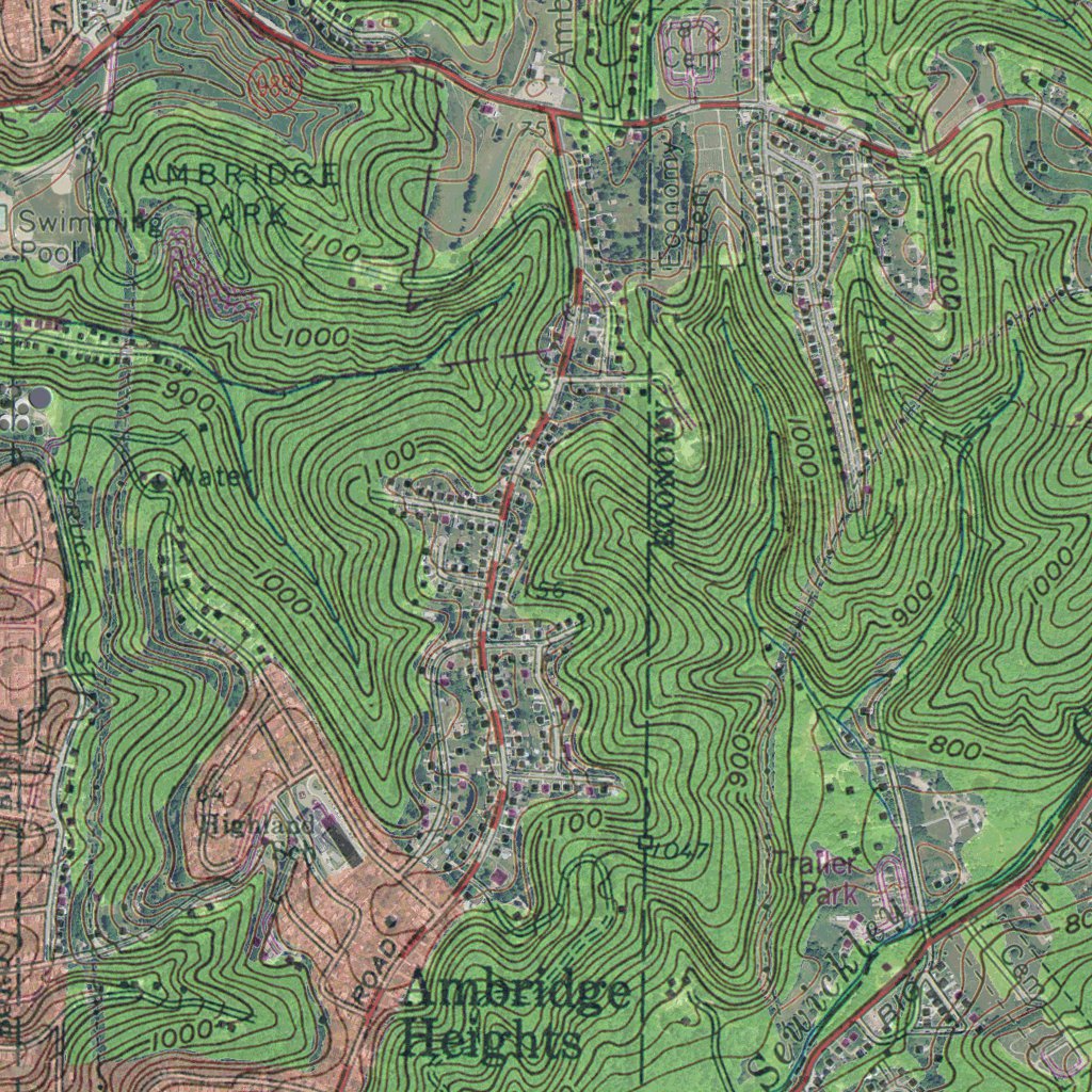 PA-AMBRIDGE: GeoChange 1952-2013 Map by Western Michigan University ...