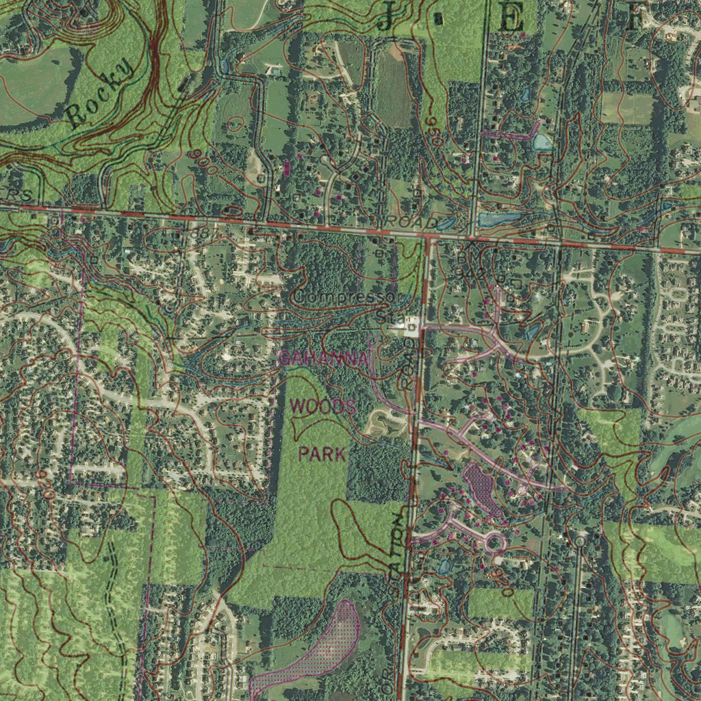 OH-NEW ALBANY: GeoChange 1953-2013 Map by Western Michigan University ...