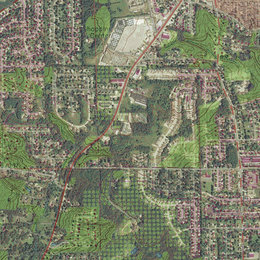 OH-MANSFIELD SOUTH: GeoChange 1959-2013 Map by Western Michigan ...