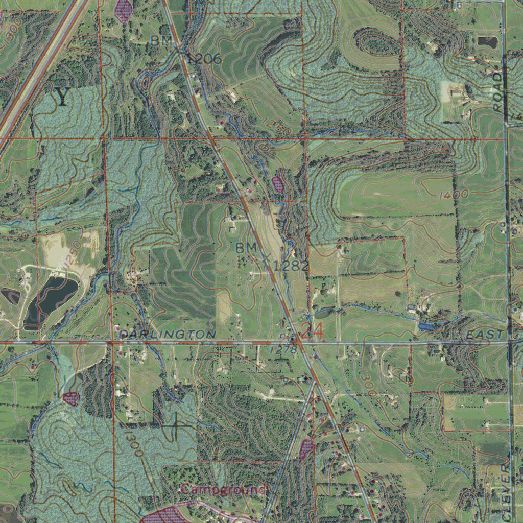 OH-BELLVILLE: GeoChange 1959-2013 Map by Western Michigan University ...