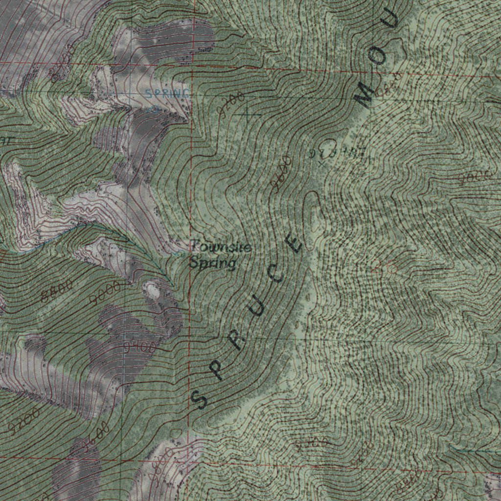 NV-SPRUCE MOUNTAIN: GeoChange 1974-2010 Map by Western Michigan ...