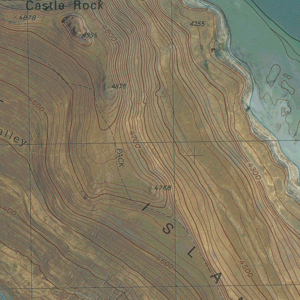 UT-FREMONT ISLAND: GeoChange 1954-2011 Map by Western Michigan ...