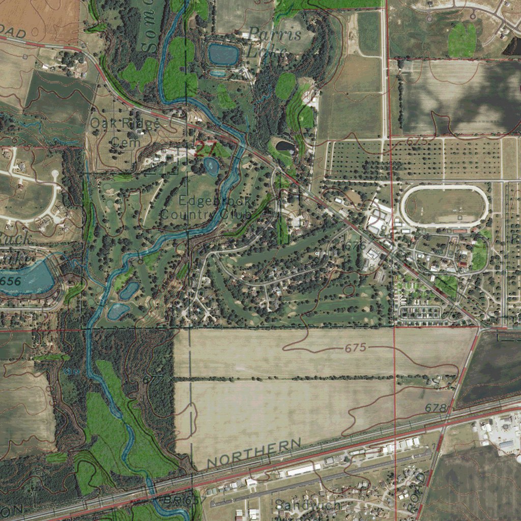 IL-SOMONAUK: GeoChange 1969-2012 Map by Western Michigan University ...