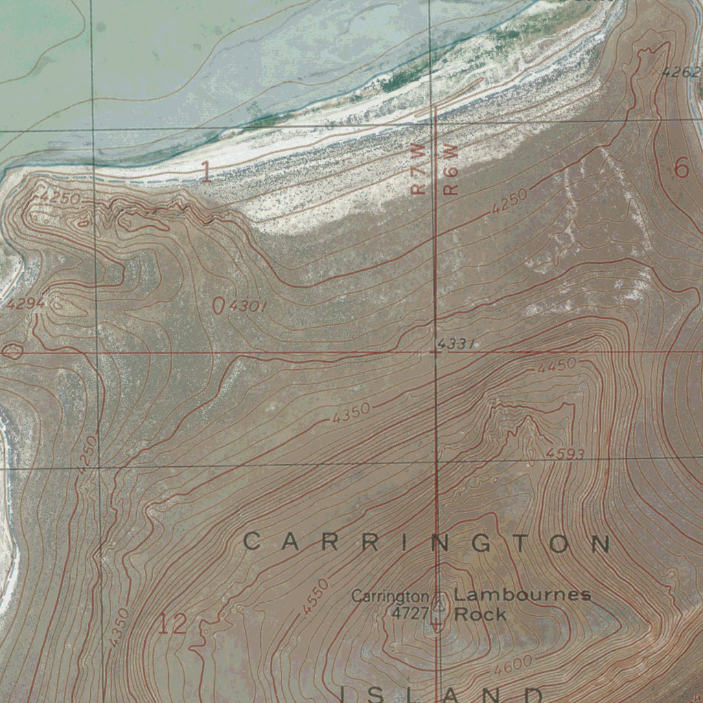 UT-CARRINGTON ISLAND: GeoChange 1966-2011 Map by Western Michigan ...