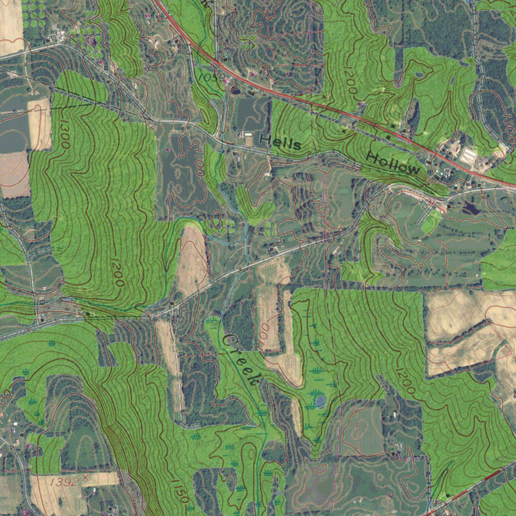 PA-GREENFIELD: GeoChange 1955-2010 Map by Western Michigan University ...