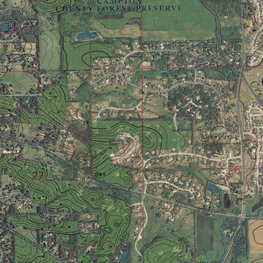 IL-ELBURN: GeoChange 1963-2012 Map by Western Michigan University ...