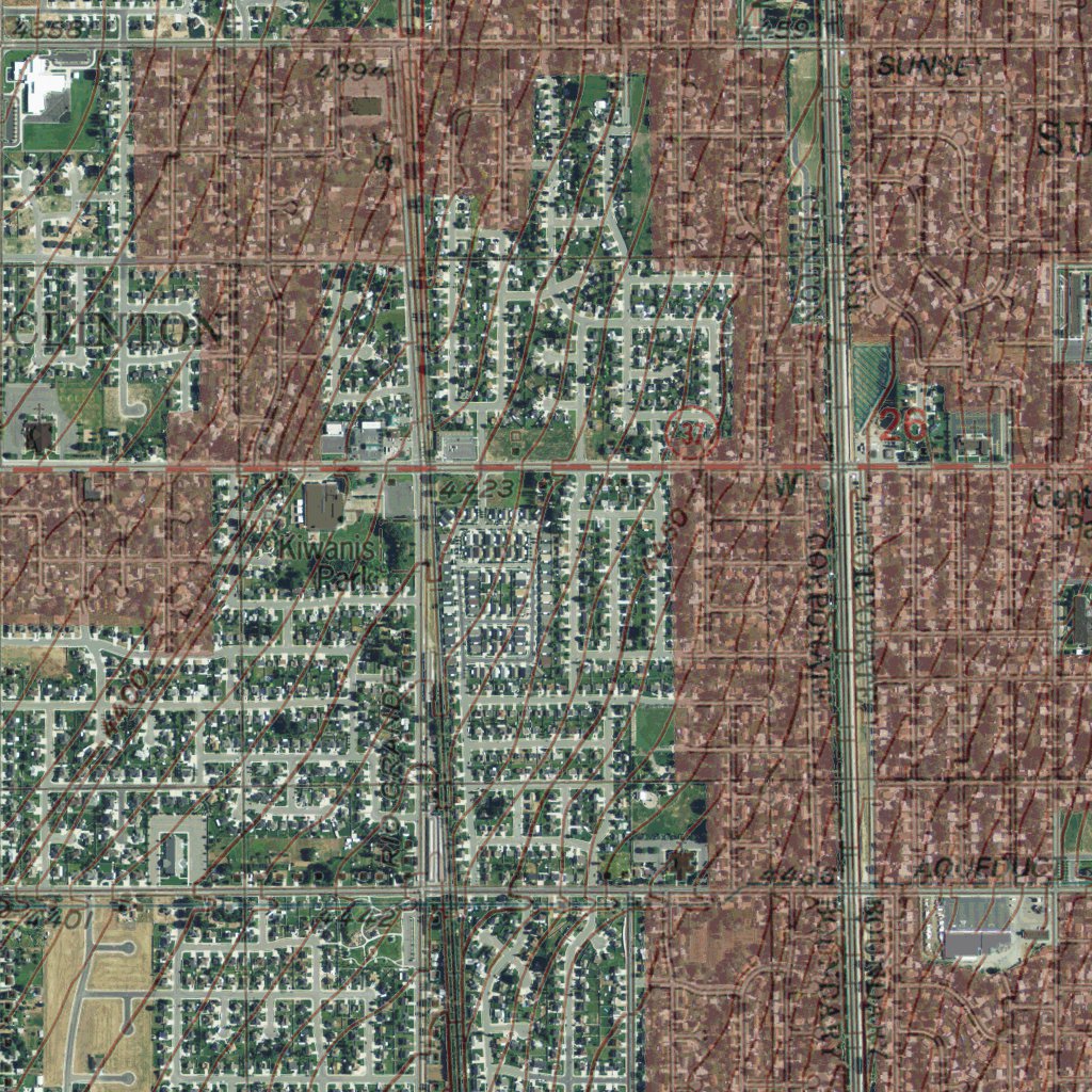 UT-ROY: GeoChange 1954-2011 Map by Western Michigan University | Avenza ...