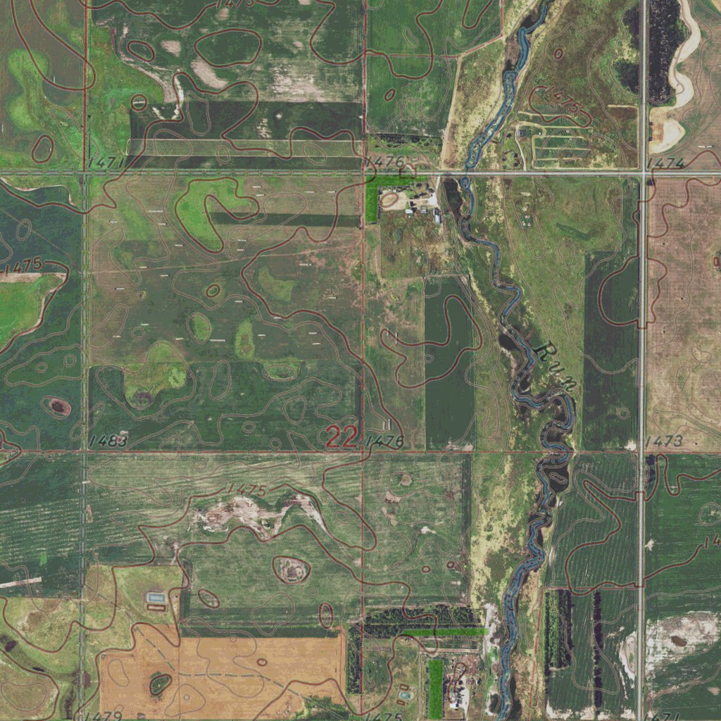 SD-MINA NW: GeoChange 1968-2014 Map by Western Michigan University ...