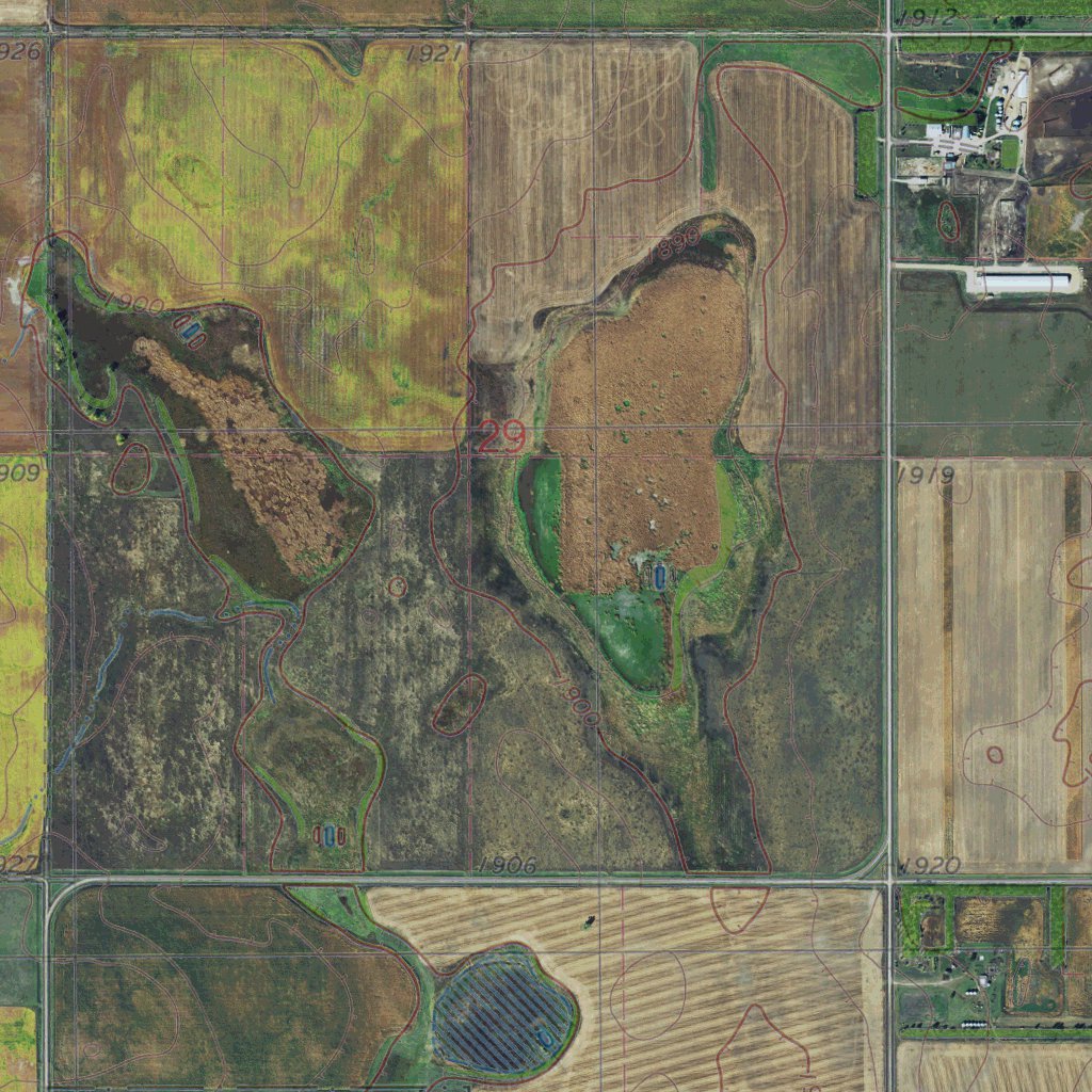 SD-SENECA NW: GeoChange 1973-2014 Map by Western Michigan University ...