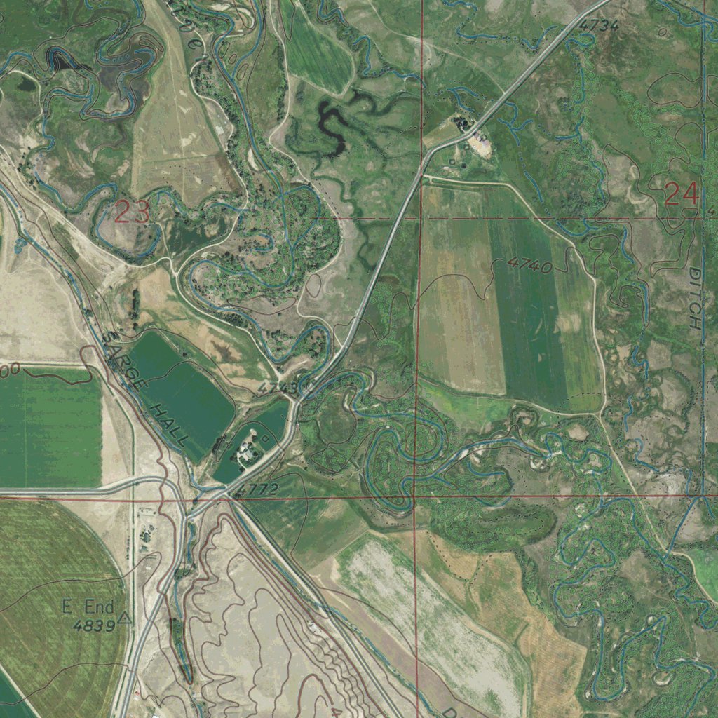 MT-BEAVERHEAD ROCK NE: GeoChange 1960-2014 Map by Western Michigan ...