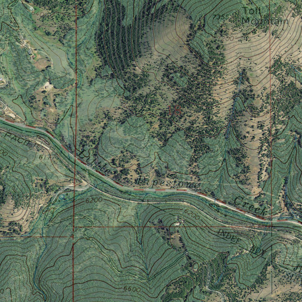 MT-PIPESTONE PASS: GeoChange 1960-2014 Map by Western Michigan ...