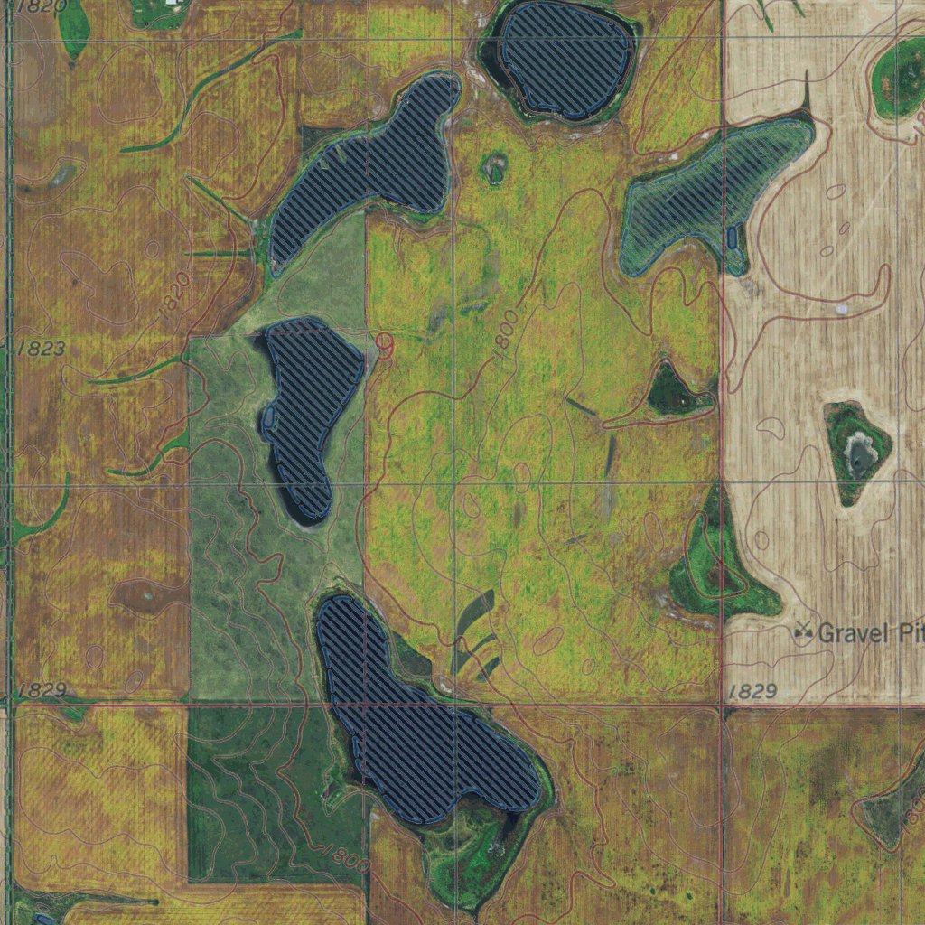 SD-ROSCOE SW: GeoChange 1973-2014 Map by Western Michigan University ...