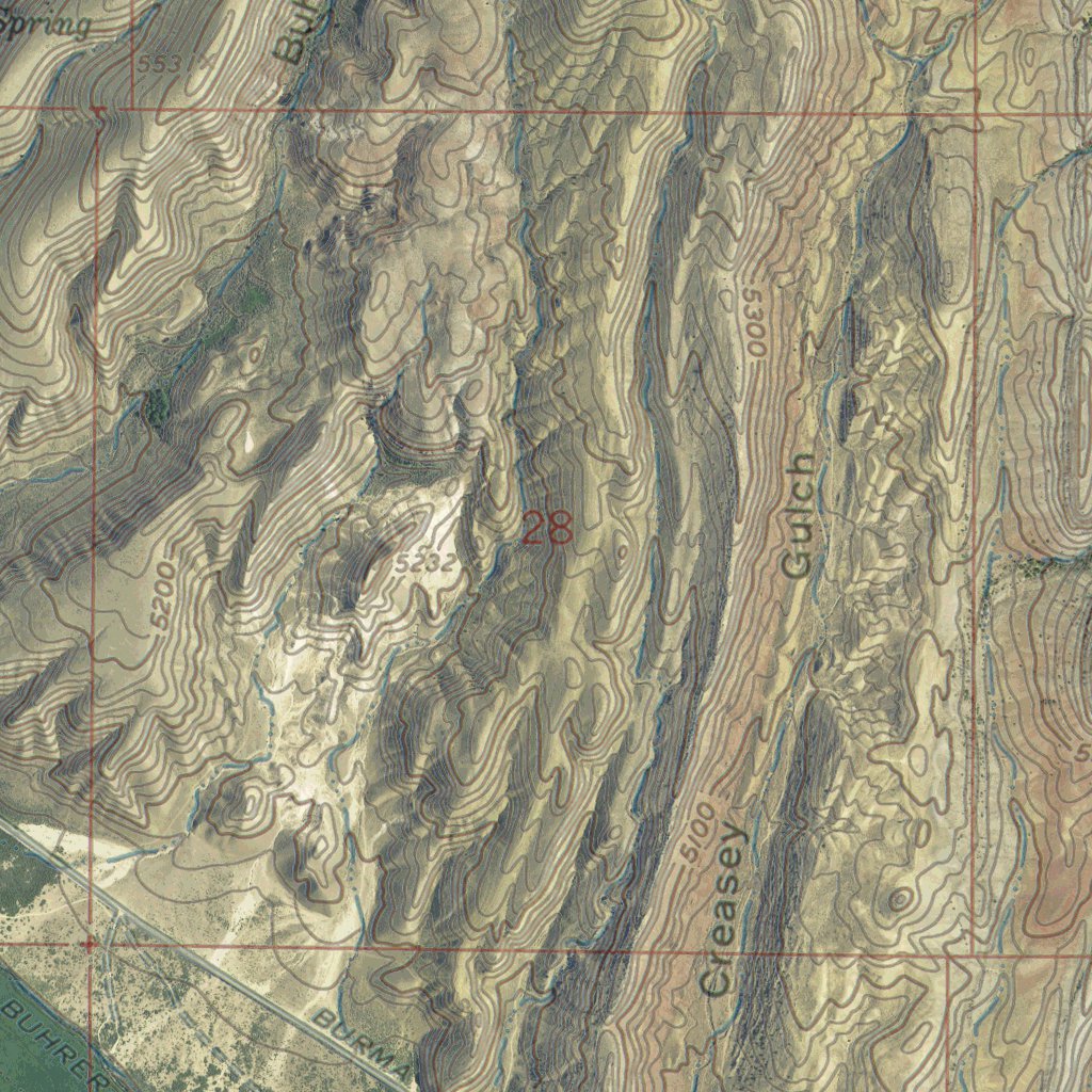 MT-BLOCK MOUNTAIN: GeoChange 1959-2014 Map by Western Michigan ...