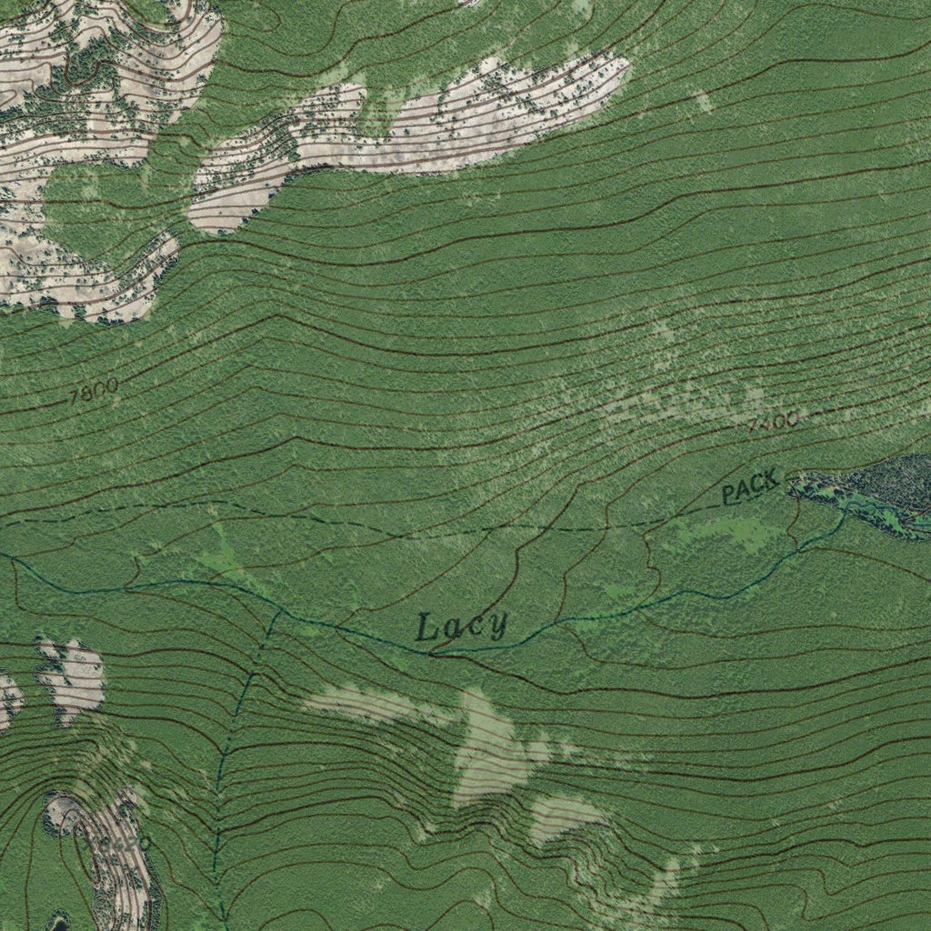 MT-ODELL LAKE: GeoChange 1967-2013 Map by Western Michigan University ...