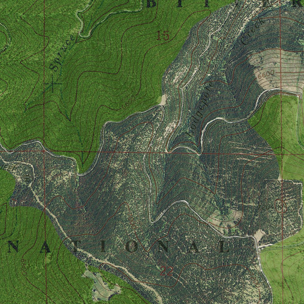 MT-SCHULTZ SADDLE: GeoChange 1965-2013 Map by Western Michigan ...