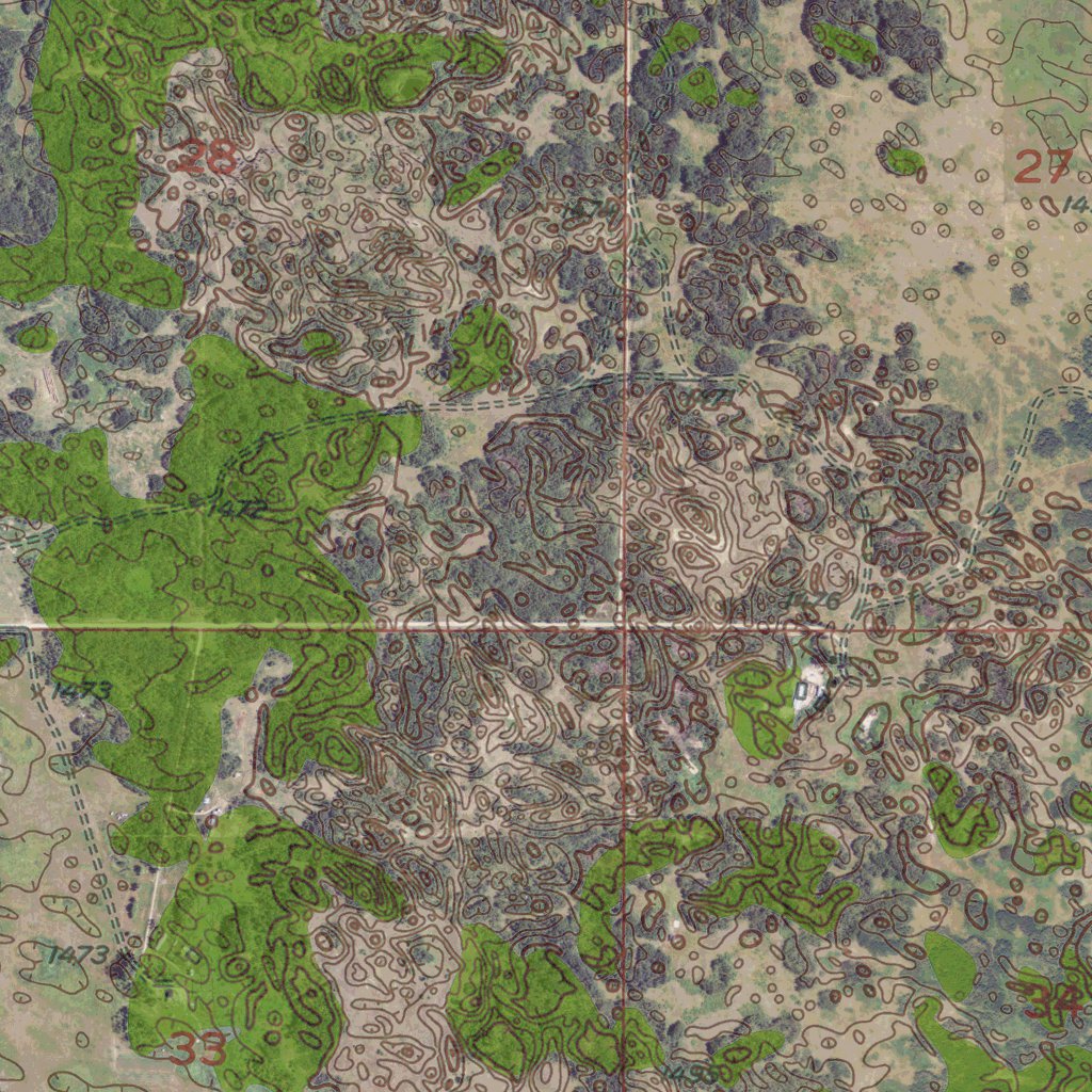 ND-TOWNER NE: GeoChange 1951-2012 Map by Western Michigan University ...