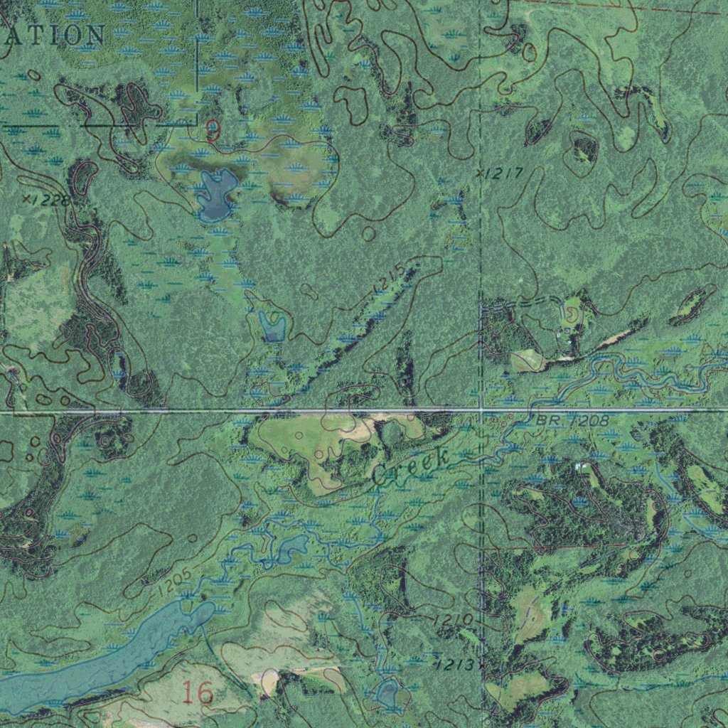 MN-MULLIGAN LAKE SW: GeoChange 1967-2013 Map by Western Michigan ...