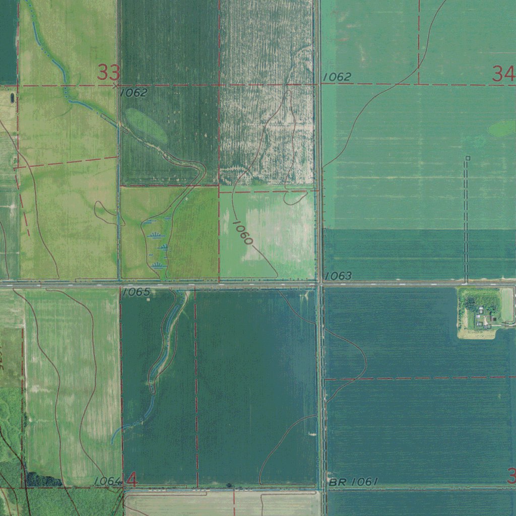 MN-ROSEAU: GeoChange 1965-2013 Map by Western Michigan University ...