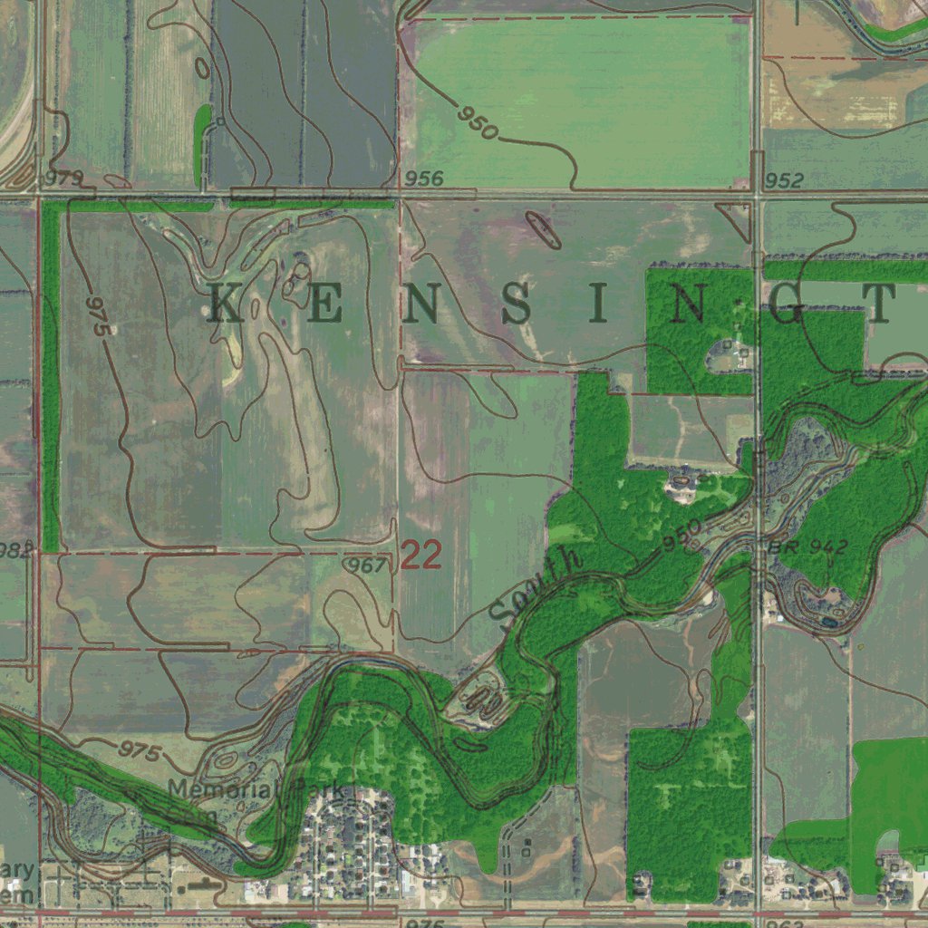 ND-PARK RIVER: GeoChange 1961-2012 Map by Western Michigan University ...