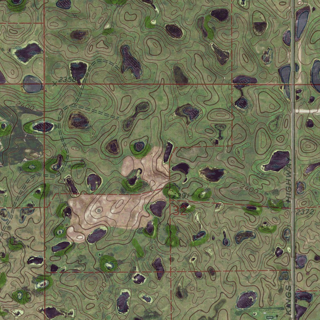 ND-HELDE LAKE: GeoChange 1973-2012 Map by Western Michigan University ...