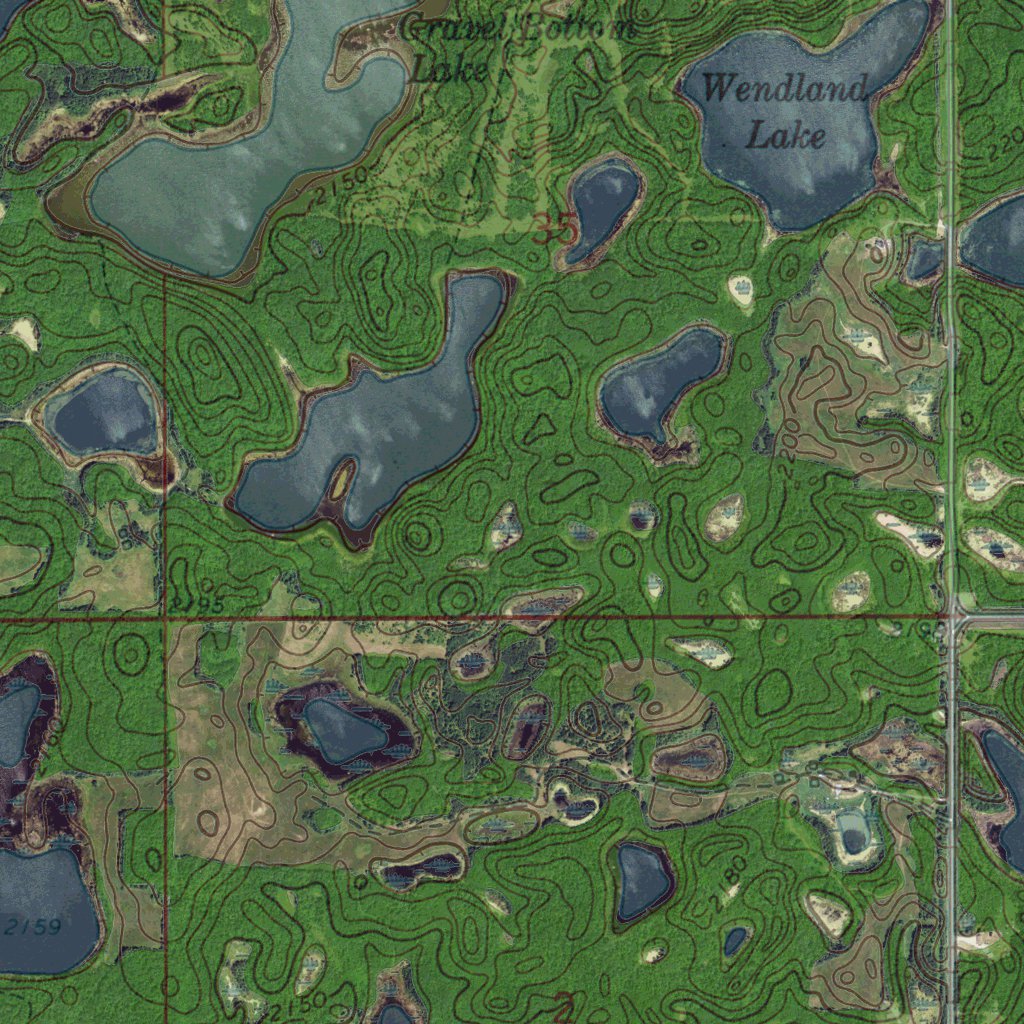 ND-MAN-CARPENTER LAKE: GeoChange 1967-2012 Map by Western Michigan ...