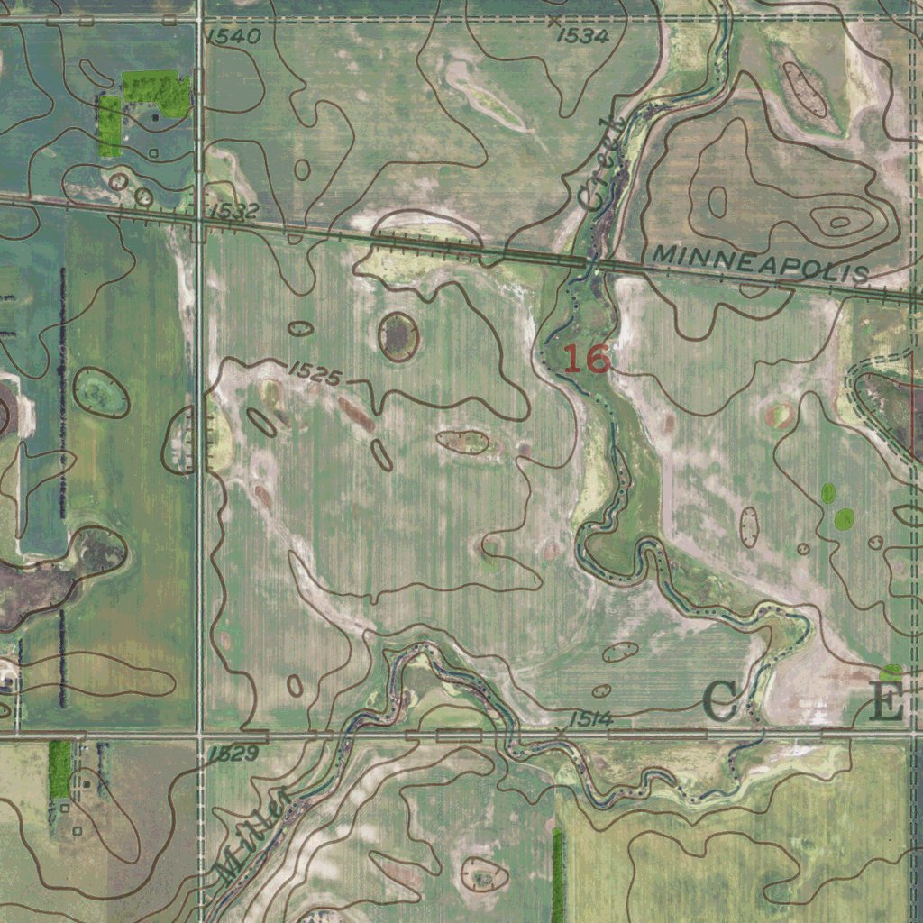 ND-OVERLY: GeoChange 1951-2012 Map by Western Michigan University ...