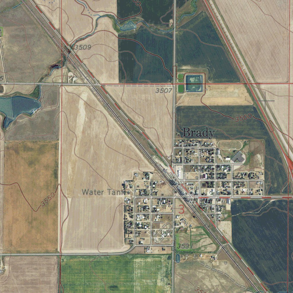 MT-BRADY: GeoChange 1965-2013 Map by Western Michigan University ...