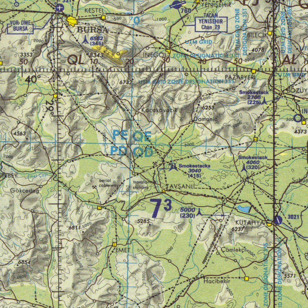 TURKEY 1000 Map by Nejat Yegen | Avenza Maps