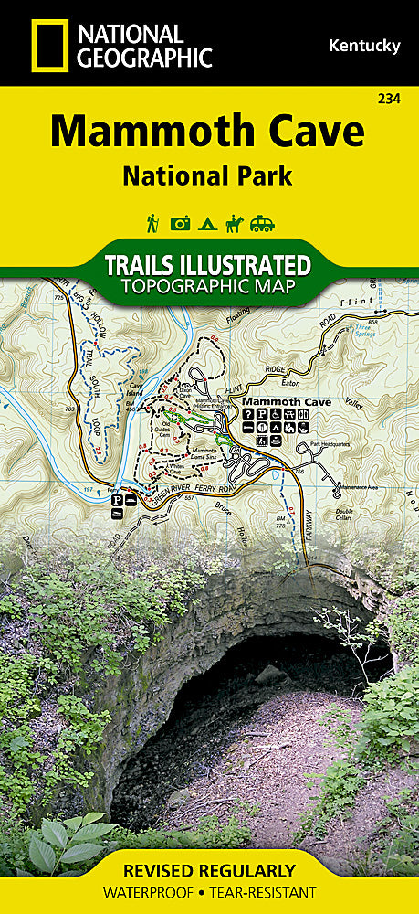 234 :: Mammoth Cave National Park Map by National Geographic | Avenza Maps