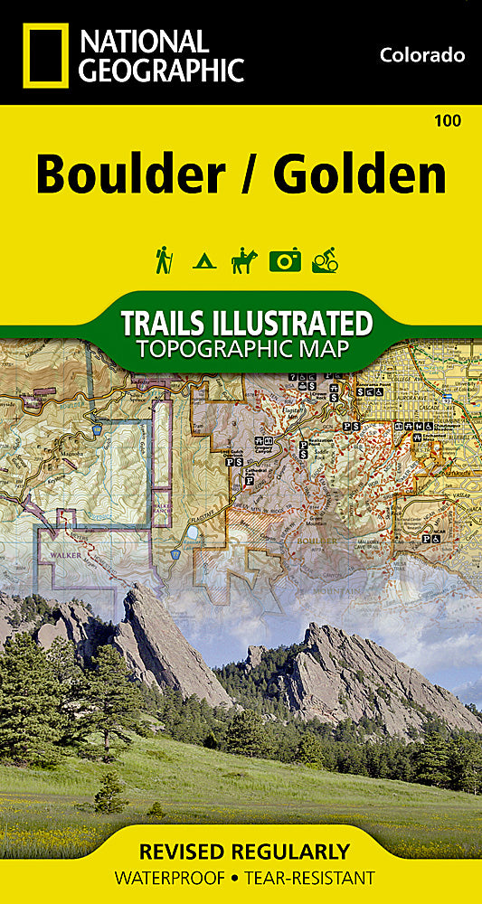 100 :: Boulder, Golden Map by National Geographic | Avenza Maps